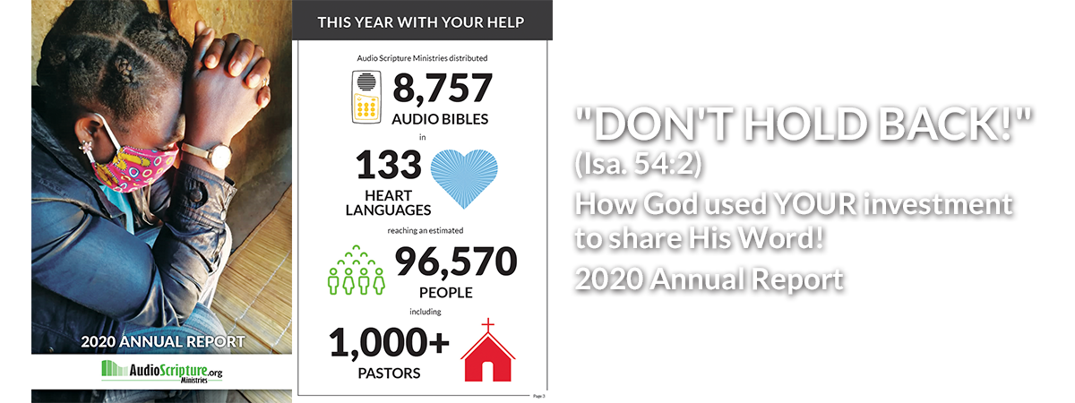 Audio Scripture Ministries – Connecting people to God's Word in their ...