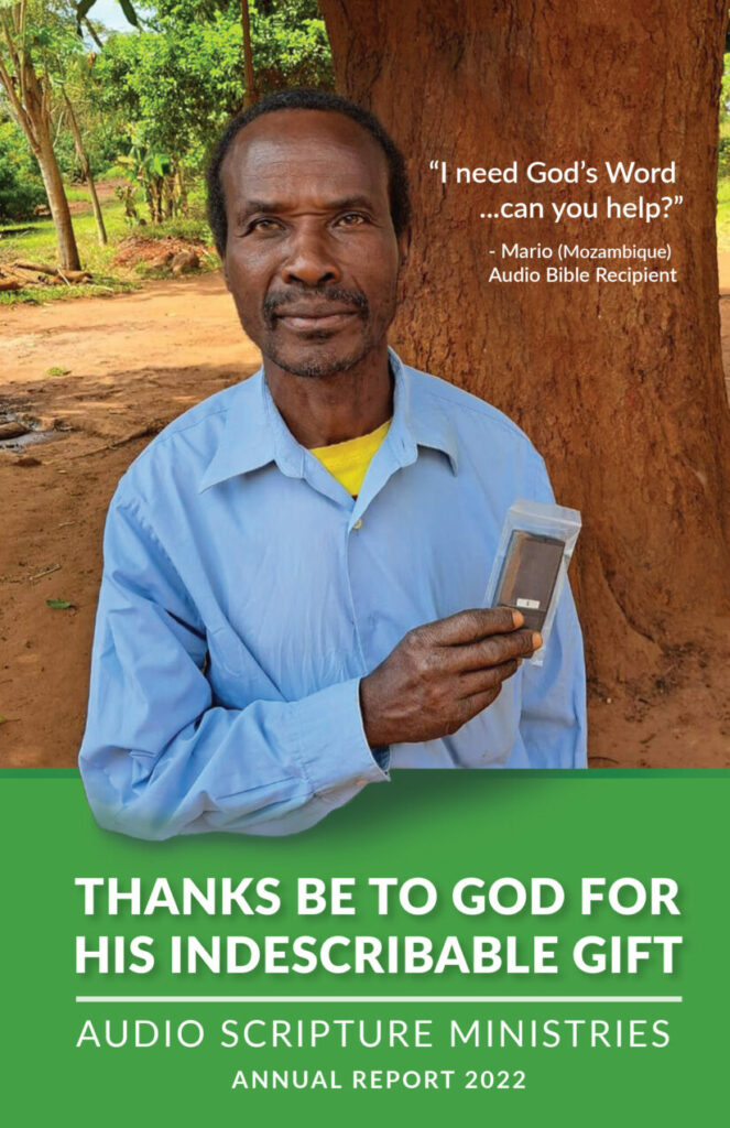 Financial Reports - Audio Scripture Ministries